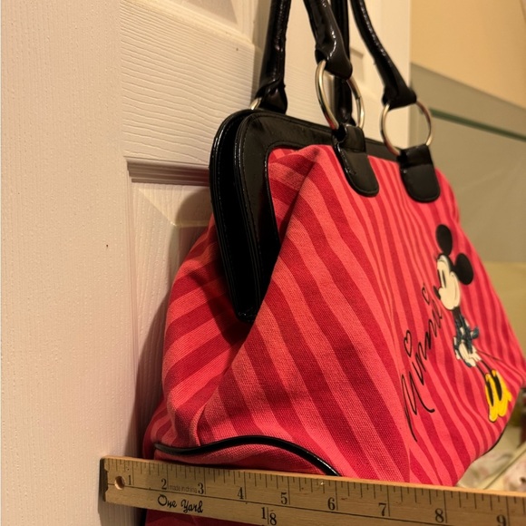Disney | Bags | Disney Minnie Mouse Red And Black Shoulder Bag | Poshmark